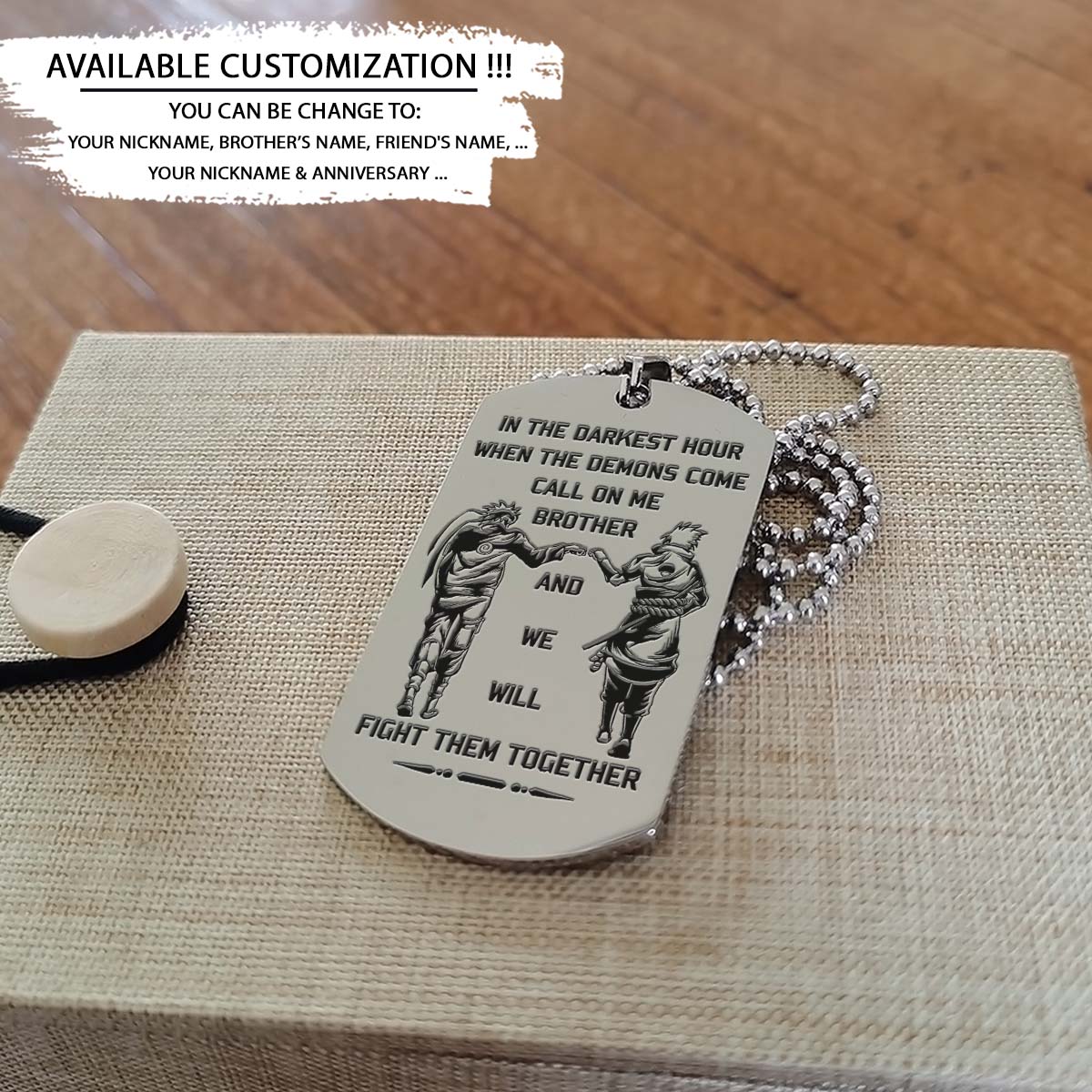 NARUTO ENGRAVE DOG TAG – 4yourstyle
