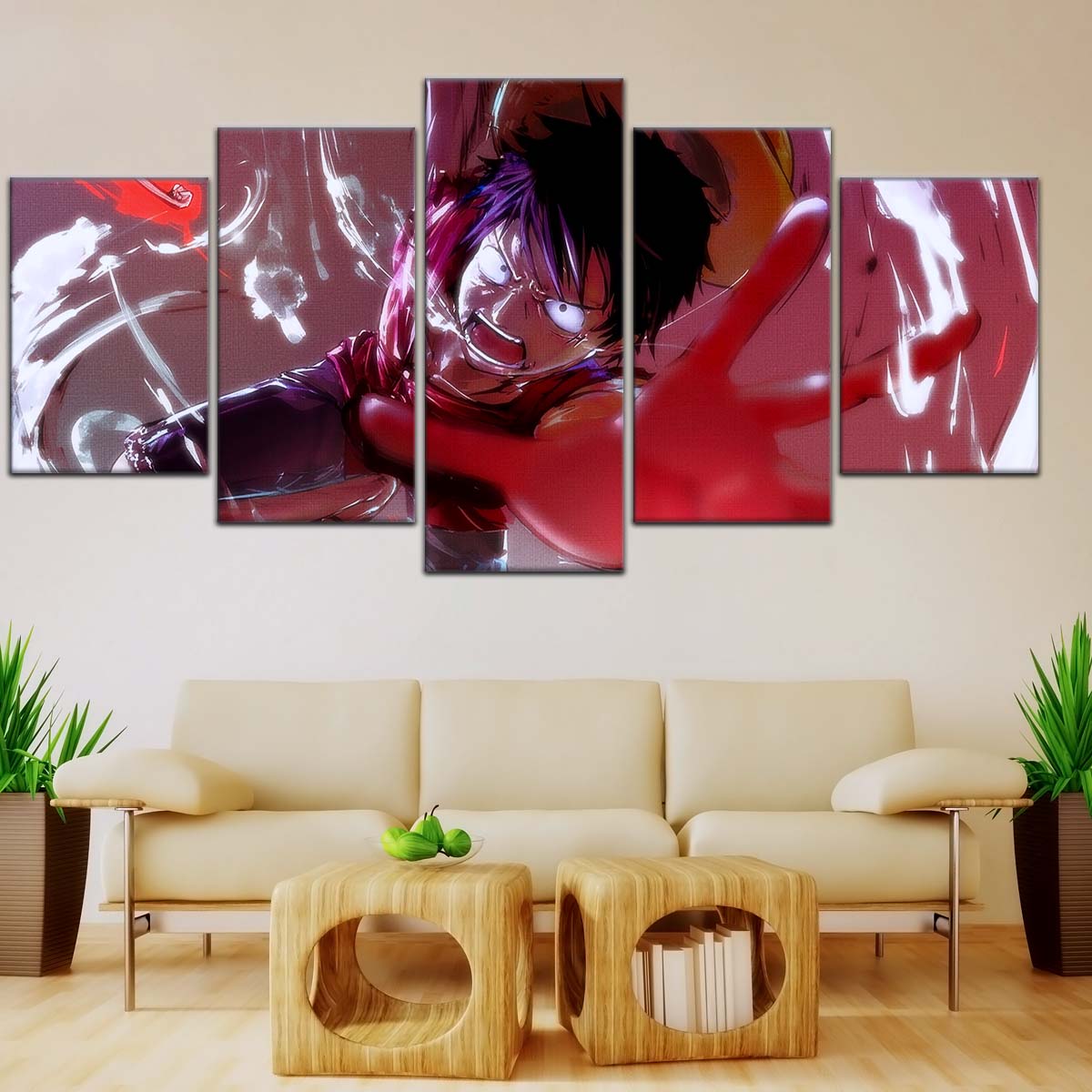 One Piece Wall Art - OP5037 - Monkey D. Luffy's Fierce Reach- One Piec ...